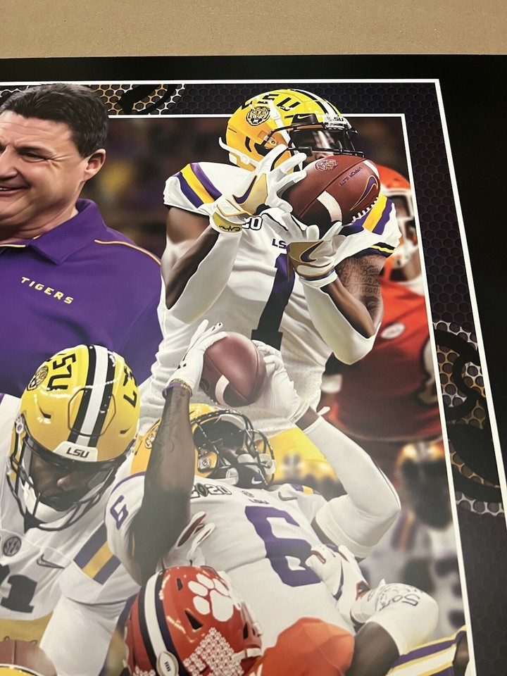 LSU Tigers 2019 National Champions Return To Dominance Large Print. | eBay