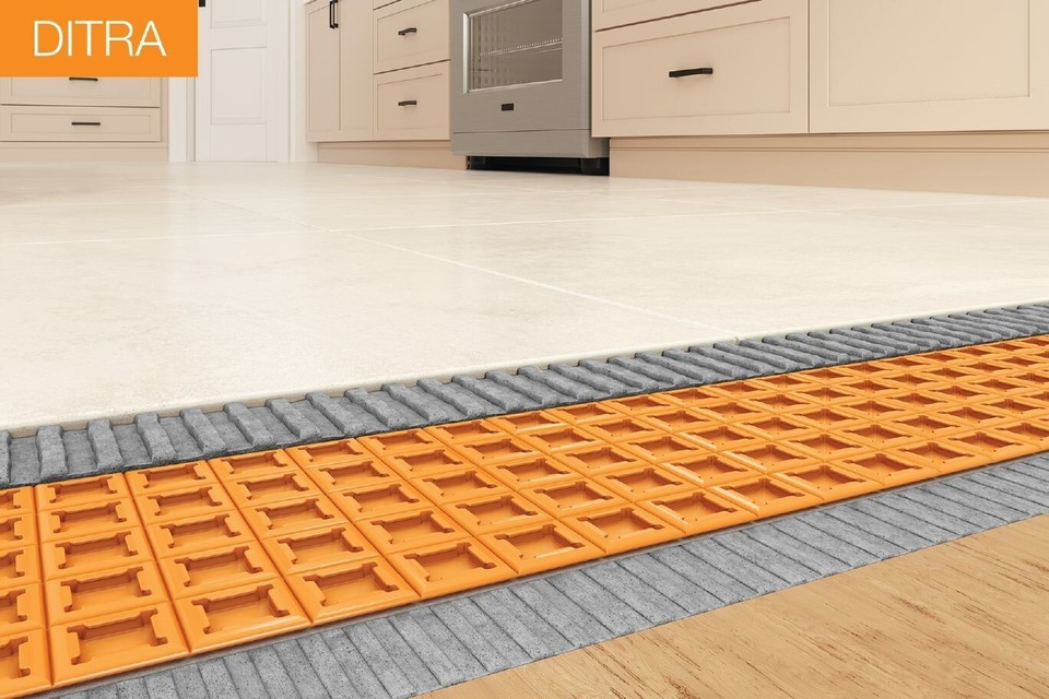 Schluter Ditra 150 Uncoupling Floor Membrane 150 SqFt Roll - Tile ...