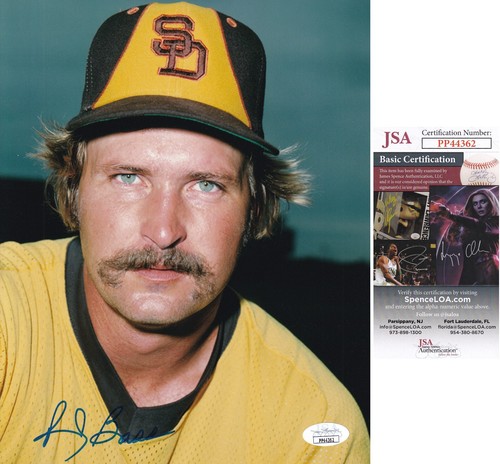 Randy Bass San Diego Padres JSA SIGNED 8x10 2xTriple Crown AUTOGRAPHED ...