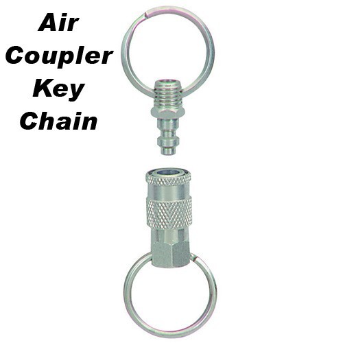 Small Scale 2 Pc Key Chain - Air Tool Fitting Coupler Quick Release ...