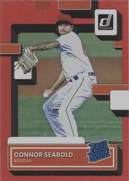 2022 Panini Donruss - Rated Rookie Connor Seabold #59 Holo Red (RC) for ...