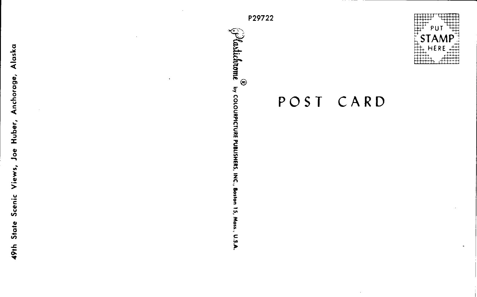 Alaska 49th State Map Pictorial Landmarks Attractions Postcard | eBay