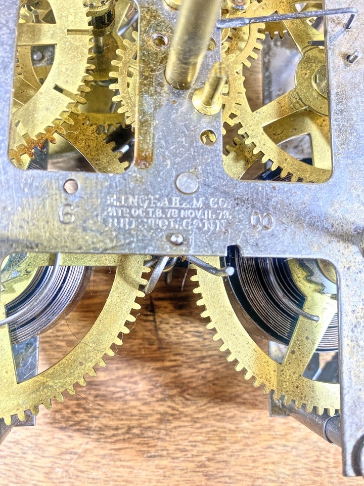 Ingraham (Stamped 6 00) Clock Movement Hands Post (KD1511) | eBay