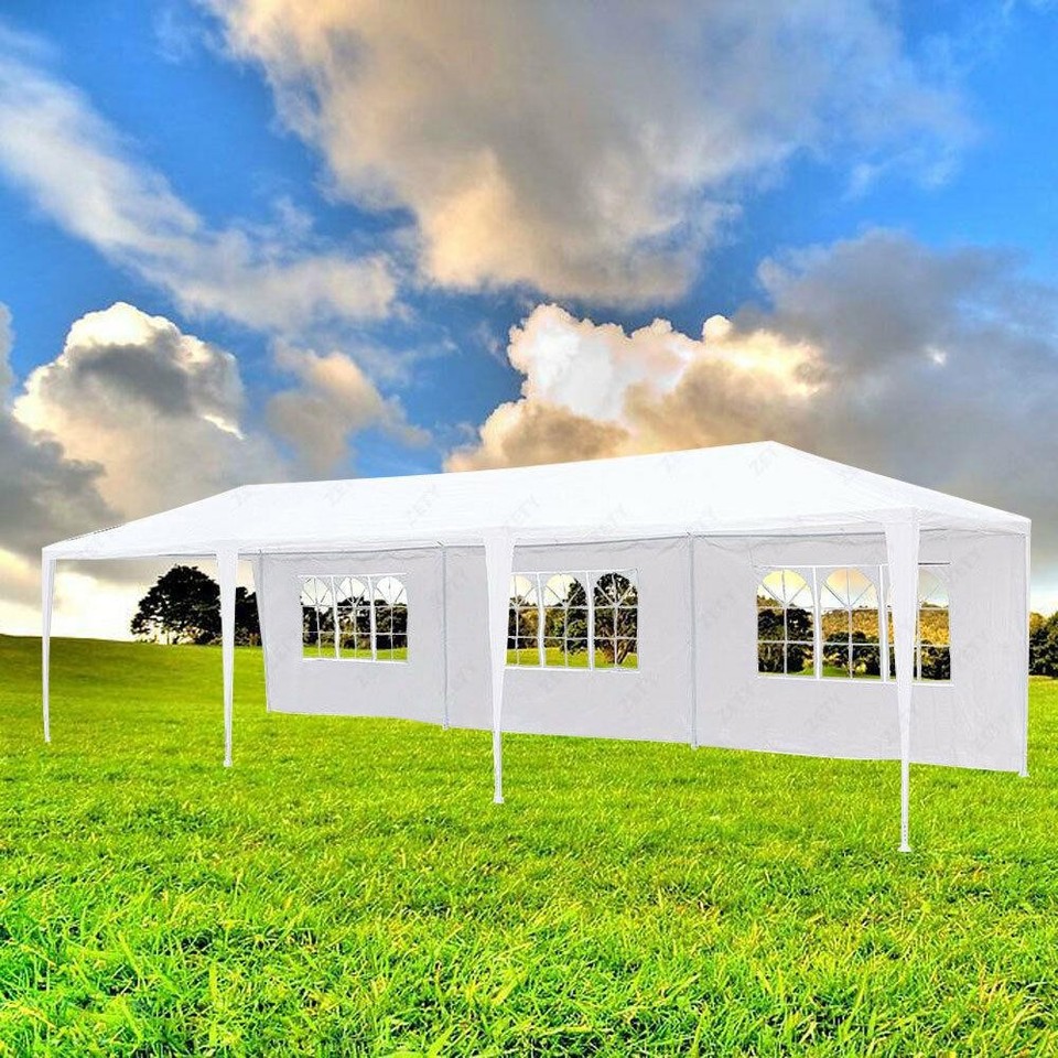 10'x30' Canopy Tent Party Wedding Tent Gazebo Outdoor with 7 Remove ...