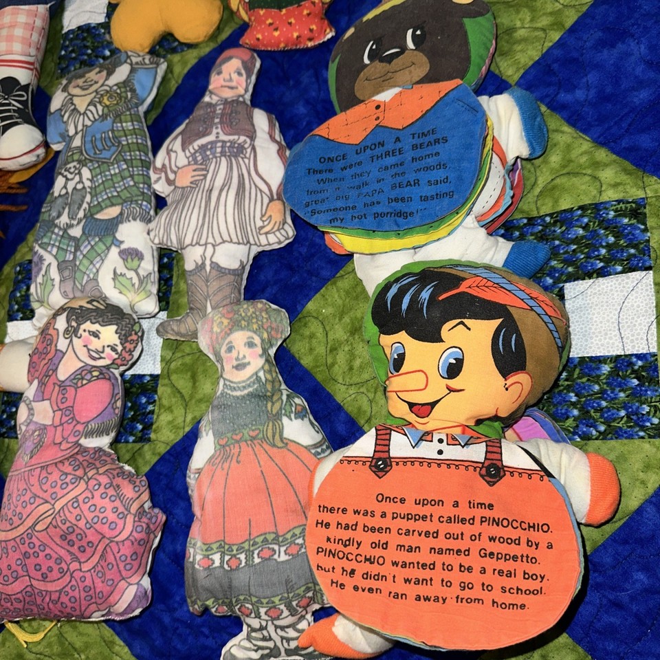 Vintage Plush Mixed Lot Stuffed Eskimo Pie, Dressy Bessy, Bernstein ...