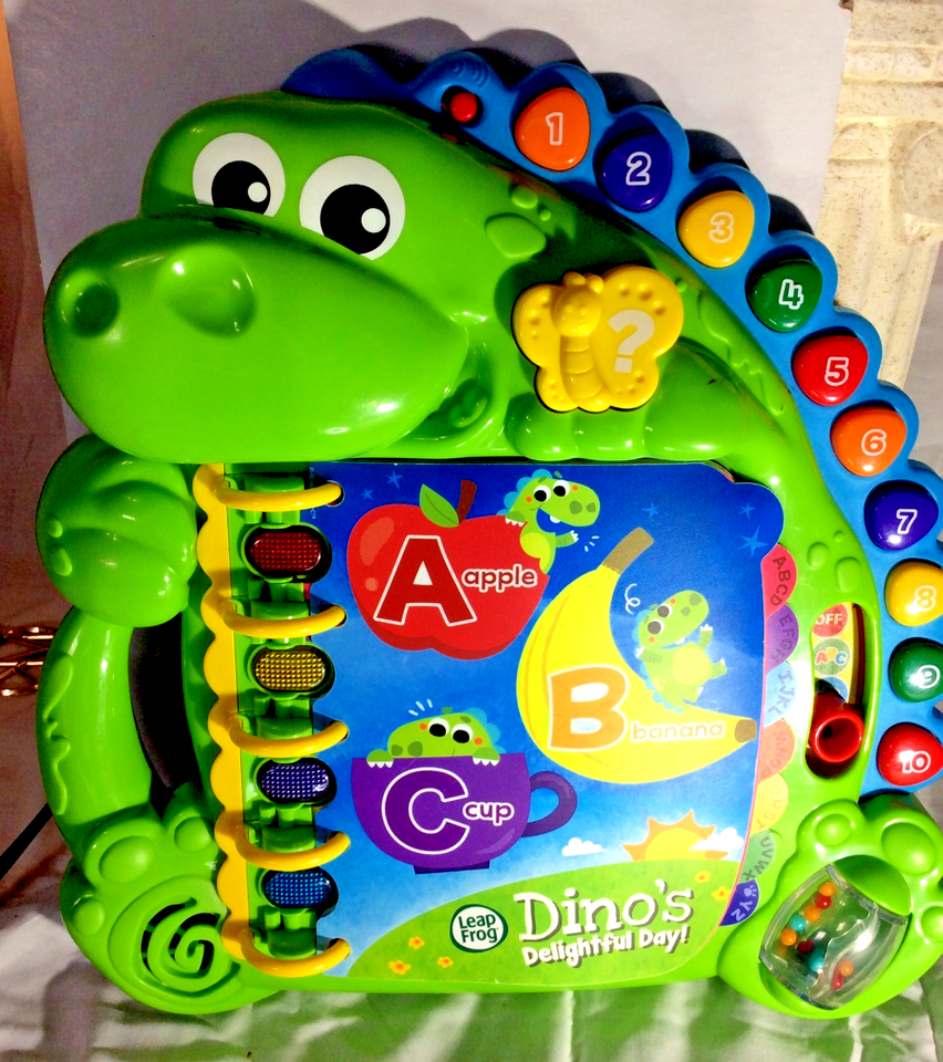 Leap Frog Dino's Delightful Day Electronic Learning Toy ABC Music ...
