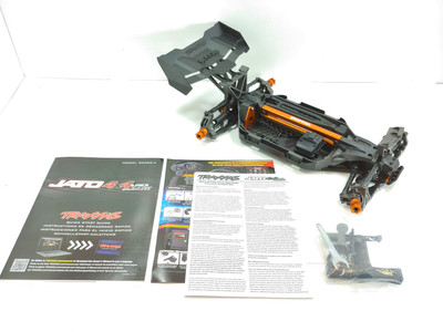 NEW: Traxxas JATO 4x4 VXL 1/8 Buggy Roller Slider Chassis w/ Wing ...