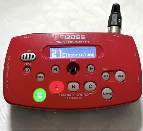 Boss VE-5 Red Vocal Performer Effect Processor Body Only | eBay