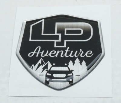 New 2-3/4" x 3" LP Aventure 3D Emblem Logo Adhesive Sticker .07" Thick ...