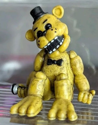 Funko Five Nights At Freddys Golden Freddy Bear Mini Figure Sitting ...