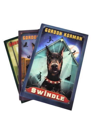 Gordon Korman Lot of 3 Hardcover Books Dog Framed Swindle Zoobreak | eBay