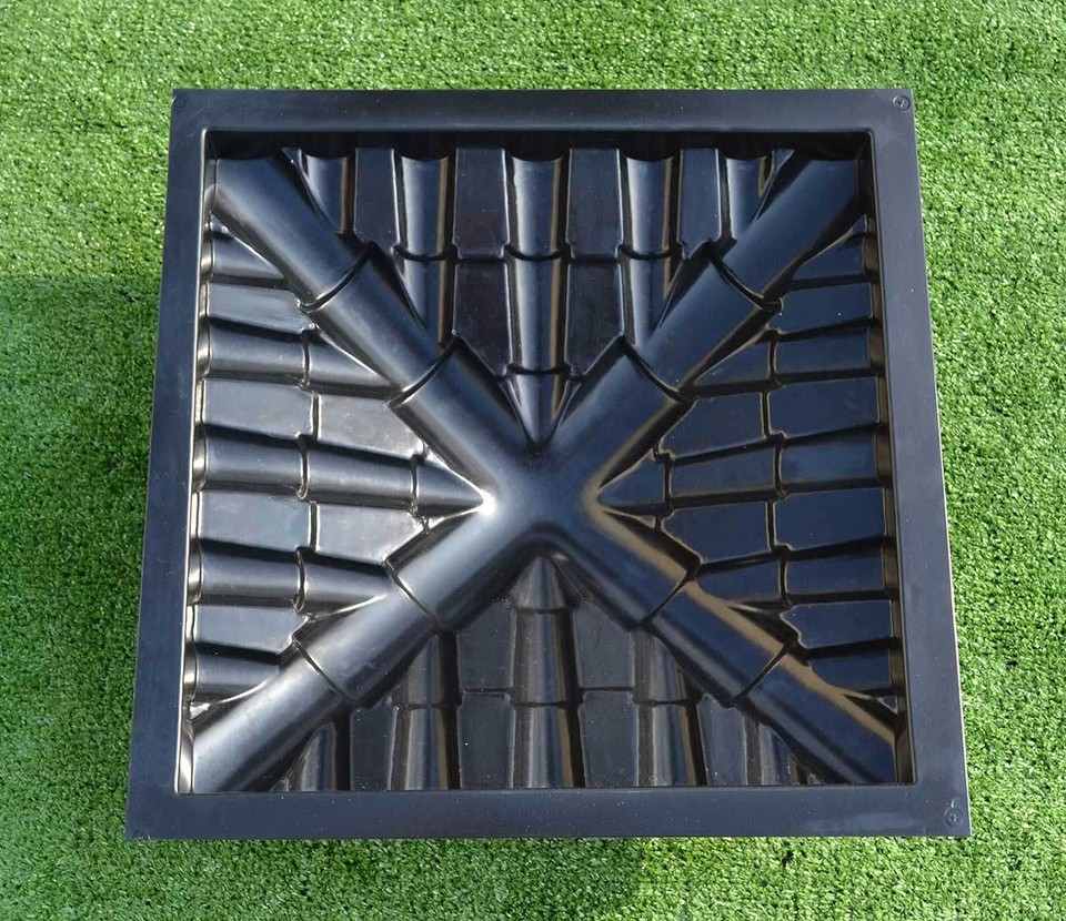 Concrete Mold Pier Caps Fence Capping 13,19x13.19 inch Fence Pier Caps ...