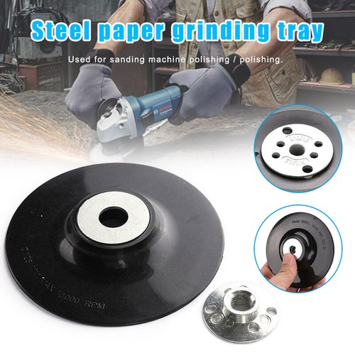 Rubber Backing Disc M10 Thread Sander Tools Grinding Back Pad Angle ...
