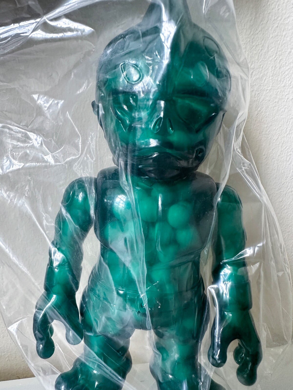 Real Head RxH Mutant Head Clear Green White BBs Sofubi Neo Kaiju Soft Vinyl | eBay