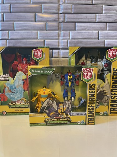 TRANSFORMERS BUMBLEBEE CYBERVERSE DINOBOTS HOT ROD VOLCANICUS BUMBLESWOOP 195166128665 | eBay