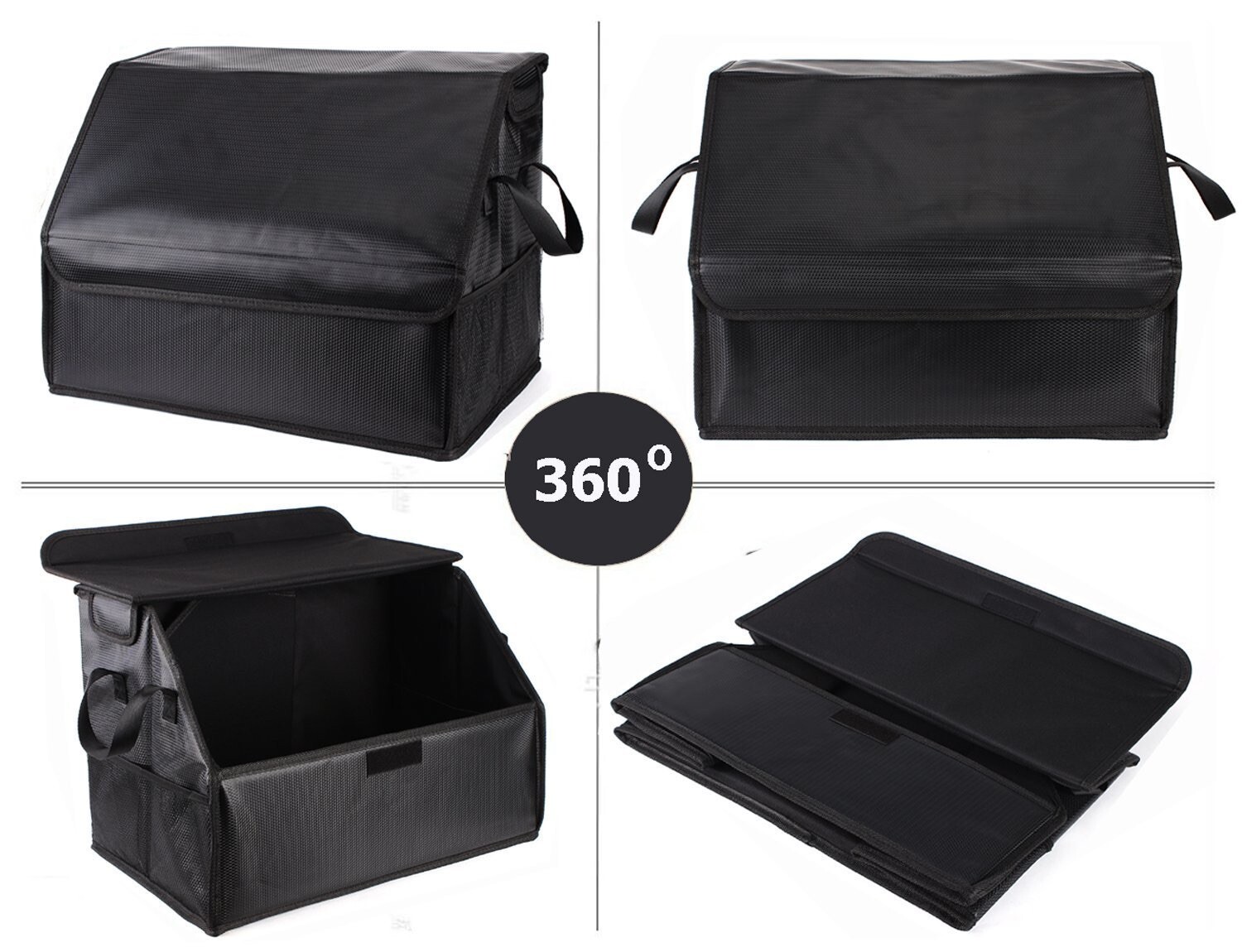 Autorak Multipurpose Collapsible Organizer Car SUV Trunk Storage AK-029 ...