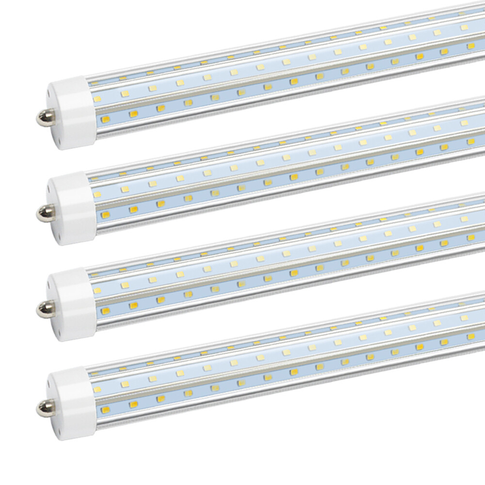 120W T8 8FT LED Shop Light Bulb Single Pin FA8 6500K 8 Foot LED Tube ...