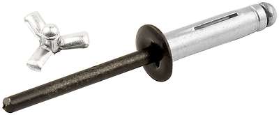 RACING POP RIVETS TRI-FOLD EXPLODING FLANGE TYPE 3/16 SM 3/8"HEAD BLK ...