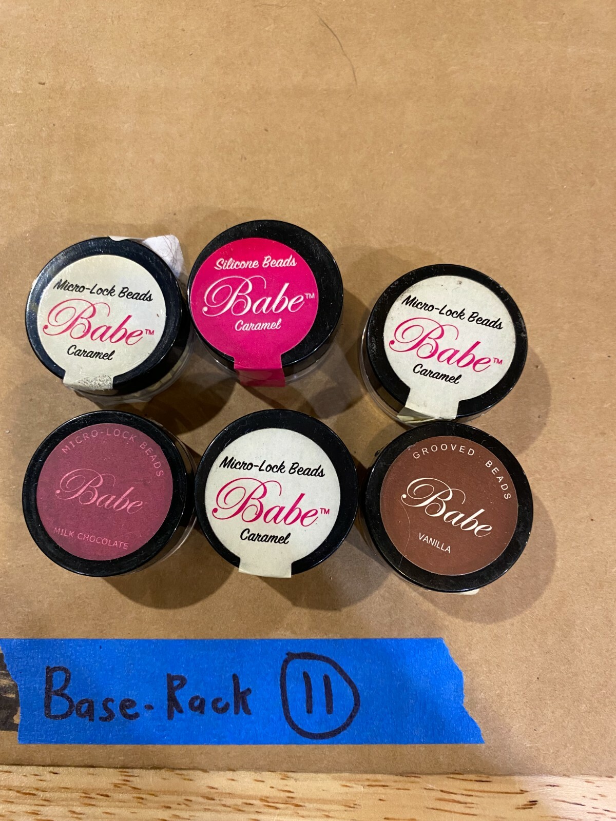 Lot of Babe Micro-Lock Beads Hair extensions Silicone Beads, Caramel | eBay