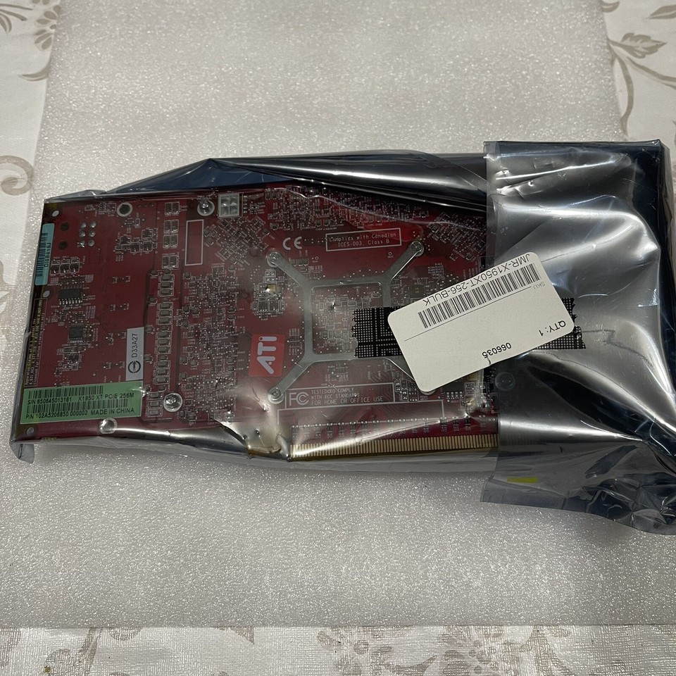 NEW ATI X1950XT 256MB PCI-e Express Dual DVI Video Card | eBay