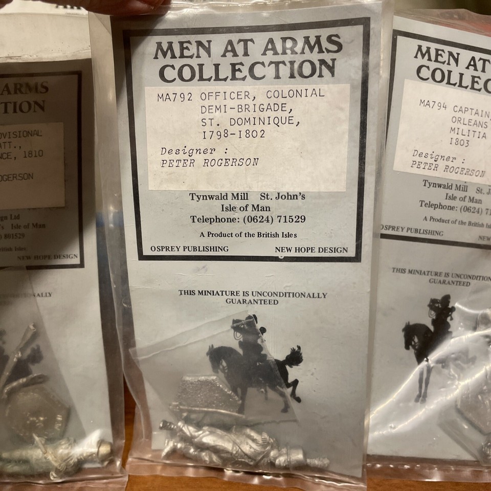 Men At Arms Collection St John’s Isle Of Men MA0827 MA0848 MA792 MA794 ...
