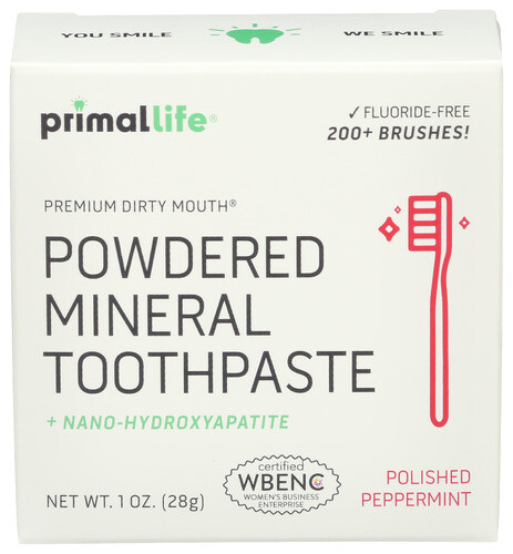 Primal Life Organics Dirty Mouth Powdered Mineral Toothpaste Polished ...