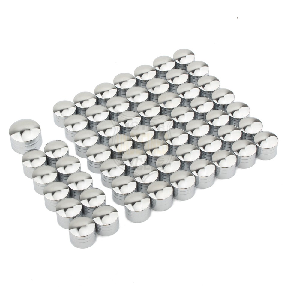 Chrome Engine Screw Caps Bolt Cover Bodywork Kit For Harley Dyna ...