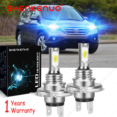 For Honda CRV CR-V 2007-2014 LED Headlight High/Low Beam Bulbs 8000K ...