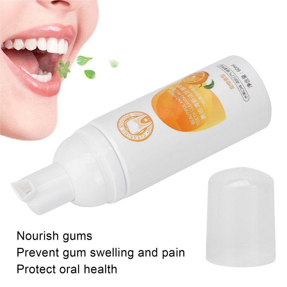 Foam Toothpaste Deep Cleaning Whitening Teeth Oral Mousse Foaming ...