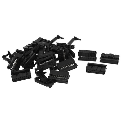 20Pcs FC-16P 16Pin 2.54mm Pitch ISP JTAG Socket Connector for Flat ...