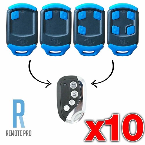 10 x Centsys/Centurion NOVA Blue Gate/Garage Remote Control Replacement ...