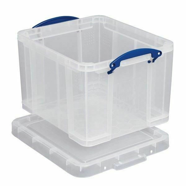 Really Useful Boxes 84 L Storage Box with Lid - 71 x 44 x 38 cm (84LC ...