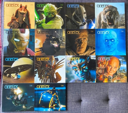 Cinefex Magazine — Lot of 14 — Star Wars, Iron Man 2, Star Trek, Dark ...