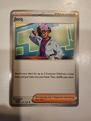 Jacq 175/198 Pokémon TGC Scarlet & Violet | eBay