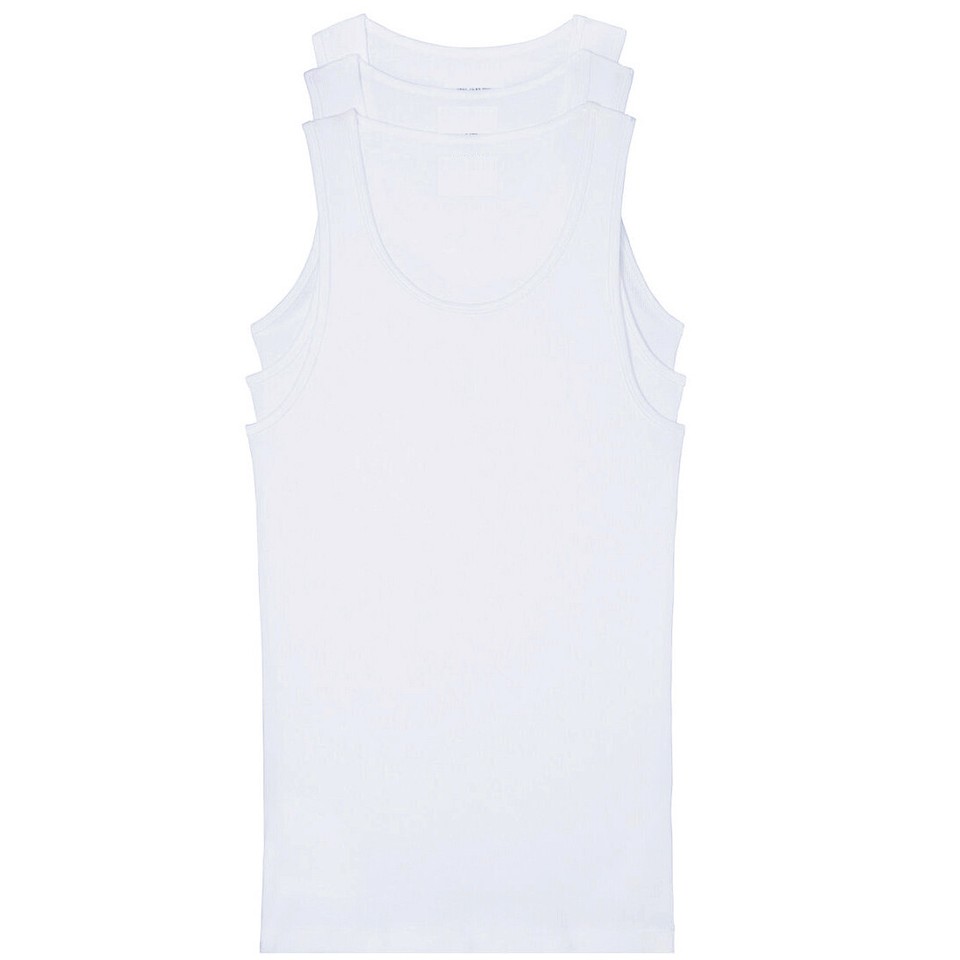 A-Shirt Pack Tank Top Men Gym 100% Cotton Tag-free Tank Top US Seller ...