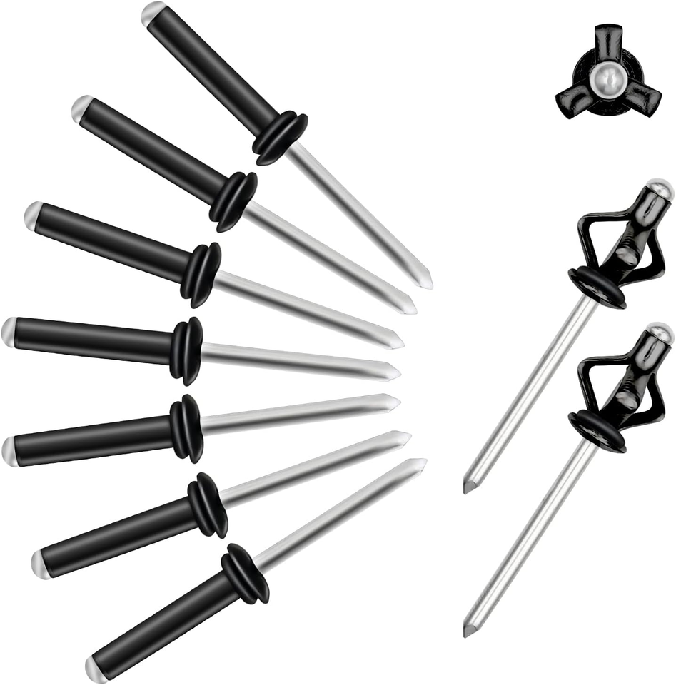 3/16" X 1" Tri Grip Rivets - 50PCS - Tri-Fold Marine Aluminum Pop ...