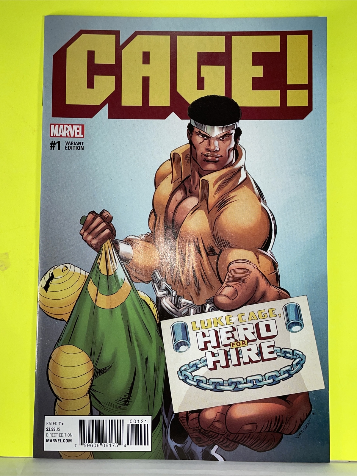 Cage #1 NM 9.6-9.8 1:25 Trevor Von Eeden Variant Genndy Tartakovsky ...