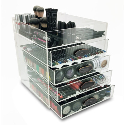 Wholesale Lot of 30 Paris 5-Tier Acrylic Cosmetic/Makeup Organizer w ...