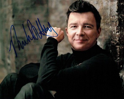 Rick Astley Signed Autograph 10x8 Photo 1 + COA 80s Music Singer | eBay UK