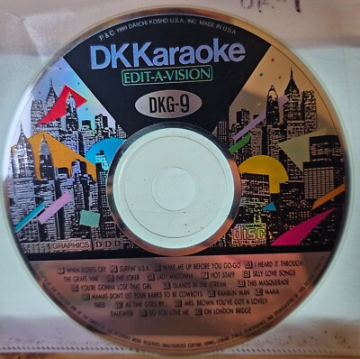 DK 9 DK KARAOKE SINGLE DISC VERY RARE | eBay