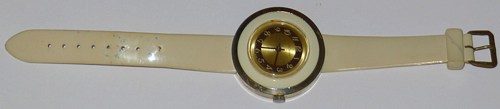 VINTAGE CUSTOMTIME WATCH SWISS-MADE WIND UP WRISTWATCH MOD WHITE ...