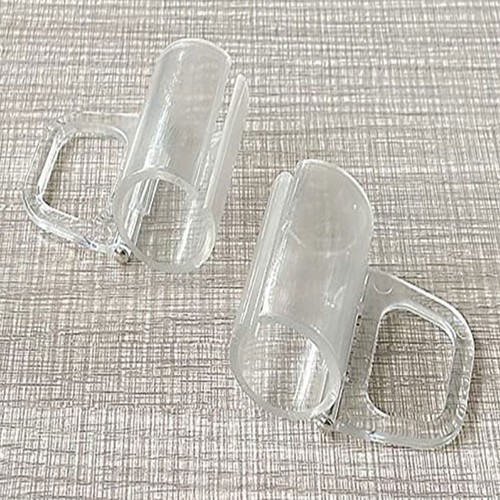 4 Pcs Transparent Plastic Window Blind Clips for Valance Curtain Clamps ...