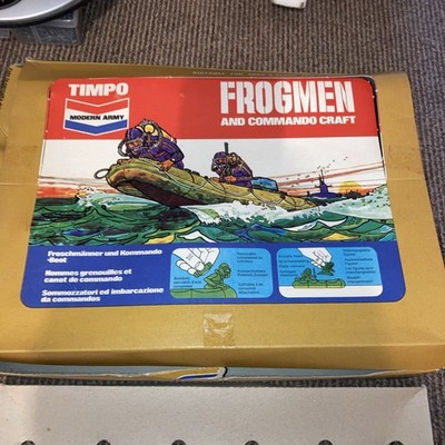Timpo Modern Army Series Dingy & Frogmen Original Box Rare Look 👀 | eBay UK
