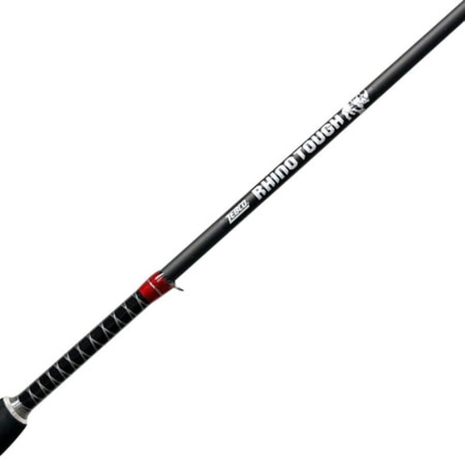 Zebco Rhino Tough Cross-Weave Glowtip Casting Fishing Rod, 6-Foot 6-in ...