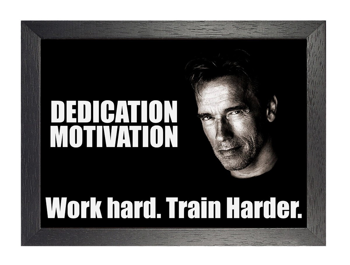 Affiche De Motivation D'arnold Schwarzenegger Arnold Schwarzenegger