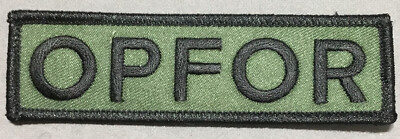 Army Medical OPFOR Opposing Forces Licensed Patch | eBay
