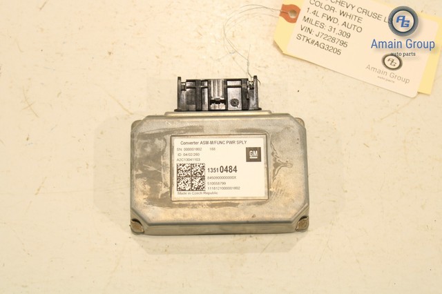 2018 Chevrolet Cruze Power Converter Inverter 13510484 OEM for sale ...
