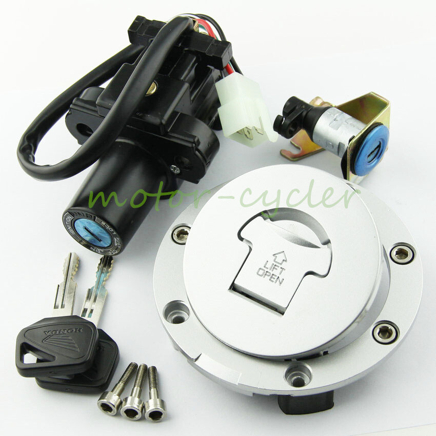 Ignition Key Switch Fuel cap Lock Set for Honda CBR600F PC35 99-06/ F4 ...