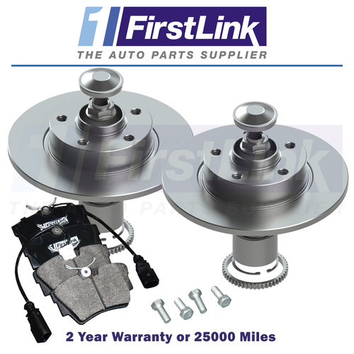 FITS - Renault Trafic 1.9 2.0 2.5 2001 - Rear Brake Discs Pads ABS Ring ...