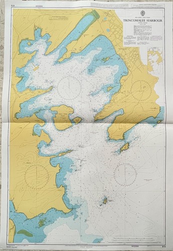 Admiralty 816 SRI LANKA EAST COAST TRINCOMALEE HARBOUR Map Chart ...